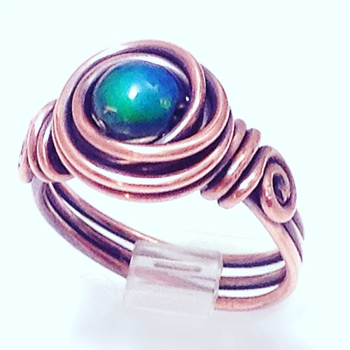 Wirewrapped Ring. Wire Wrapped Jewelry. Wire Ring. Handcrafted | Etsy