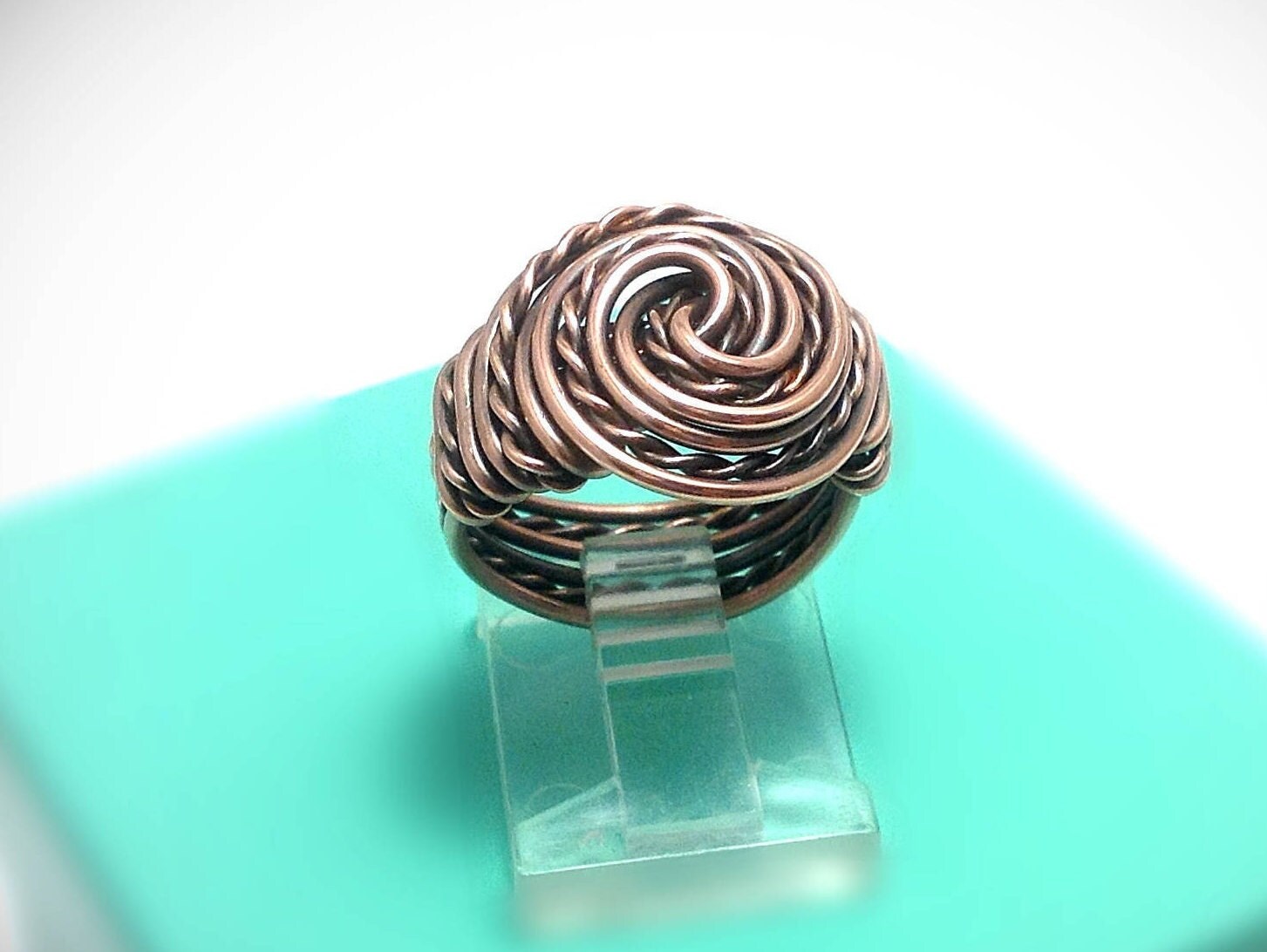 Wirewrapped Jewelry Wire Ring Copper Jewelry Copper Wire - Etsy