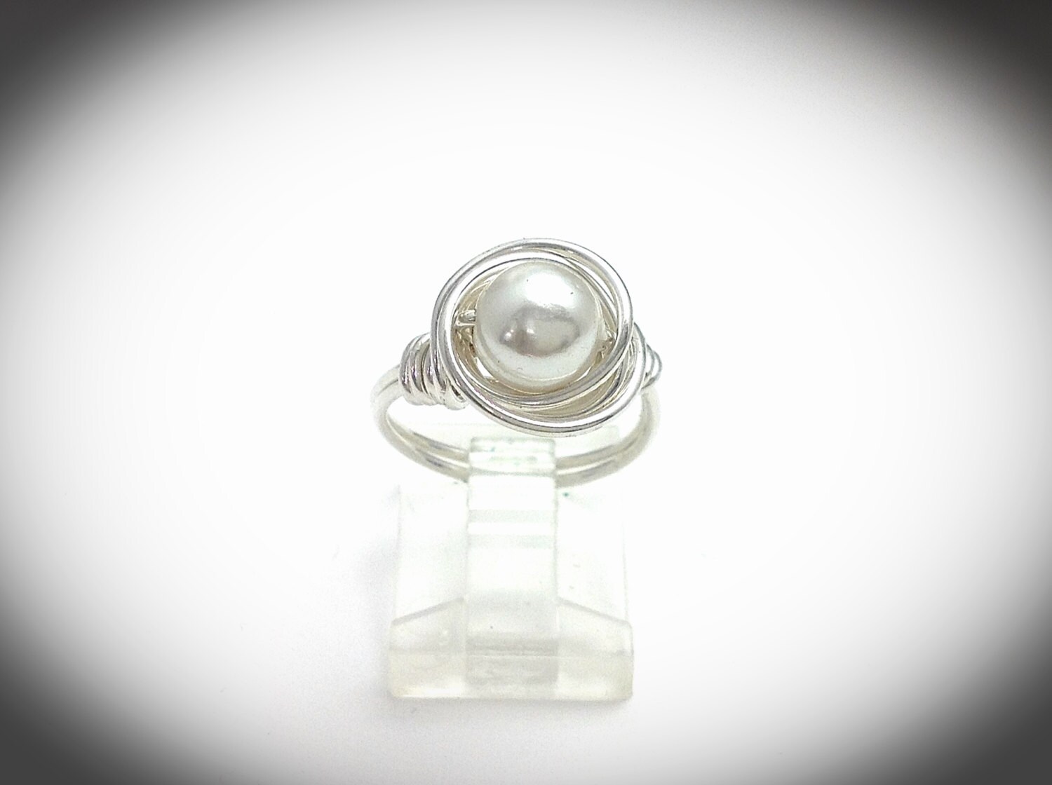 Wirewrapped Jewelry. Sterling Silver Wire Wrapped Ring With - Etsy