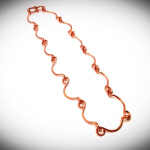 Wire Wrapped Jewelry, Necklace. Copper Chain, Copper Wire Wrapped ...