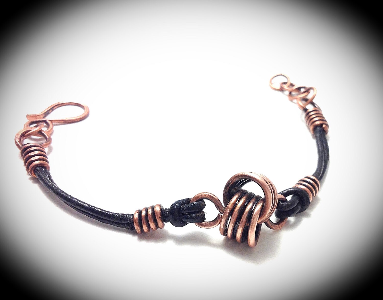 Wirewrapped Jewelry, Copper Wire Wrapped Bracelet, Copper Celtic Knot ...