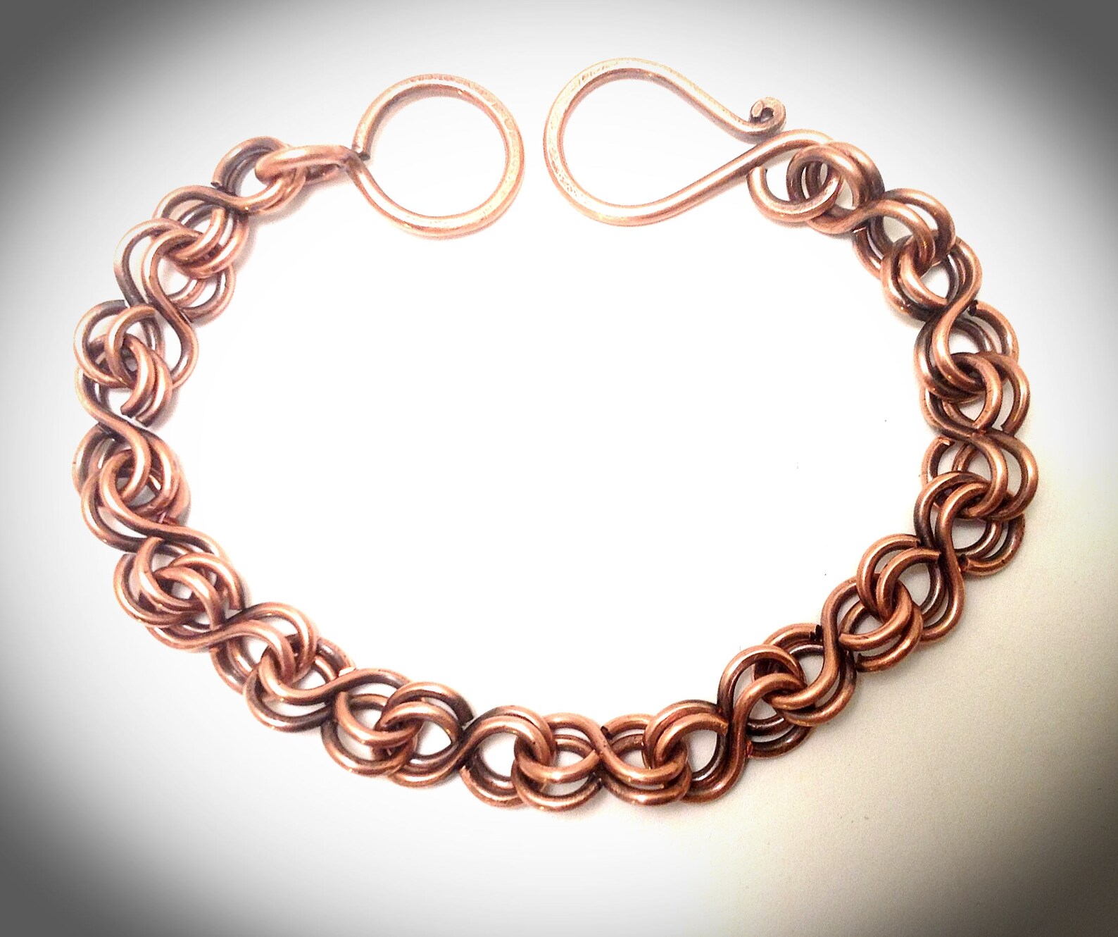 Copper Bracelet, Wire Wrapped Jewelry, Copper Wire Wrapped Bracelet ...