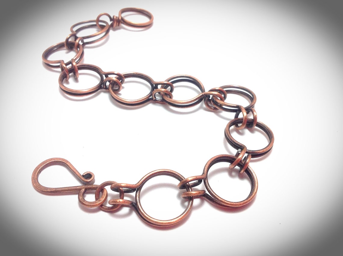 Men's Jewelry. Wire Wrapped Jewelry. Men's Bracelets. Copper Bracelet ...