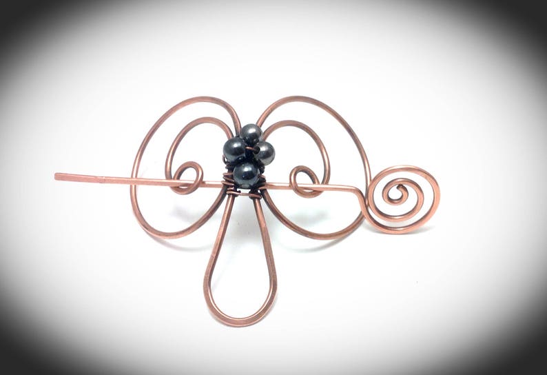 Wire Wrapped Copper Hair Pin Wire Wrapping Hair - Etsy