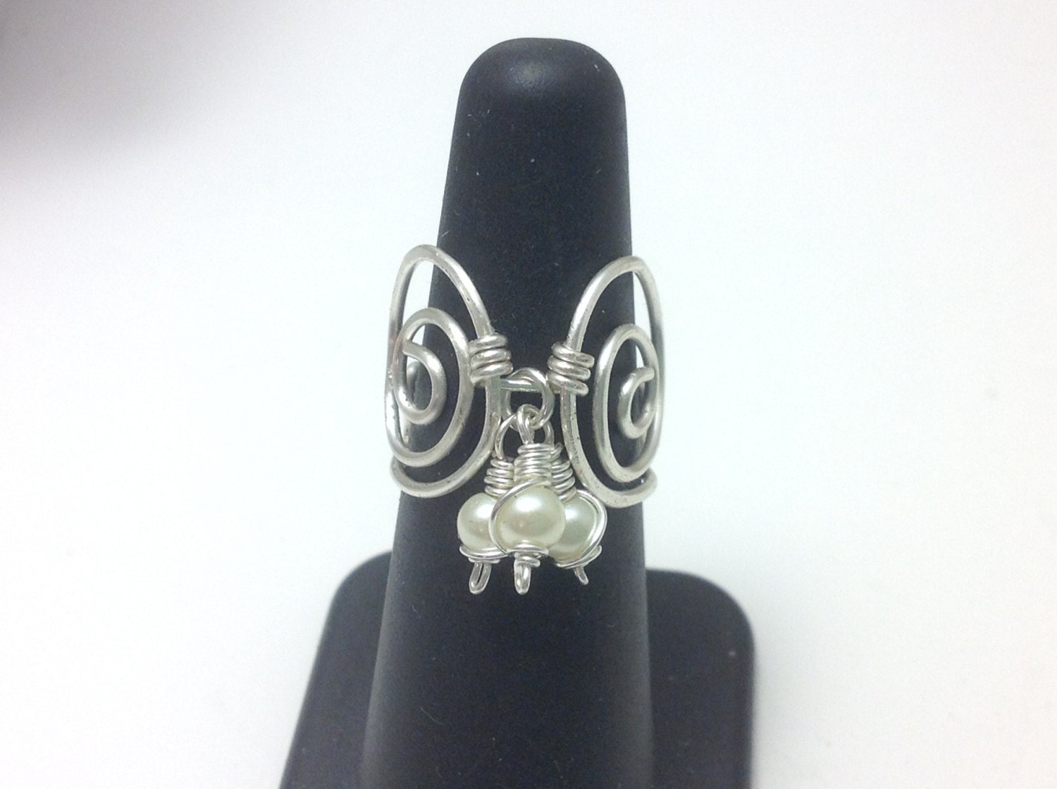 Wirewrapped Jewelry. Silver Wire Ring, Sterling Silver Ring With Wire ...