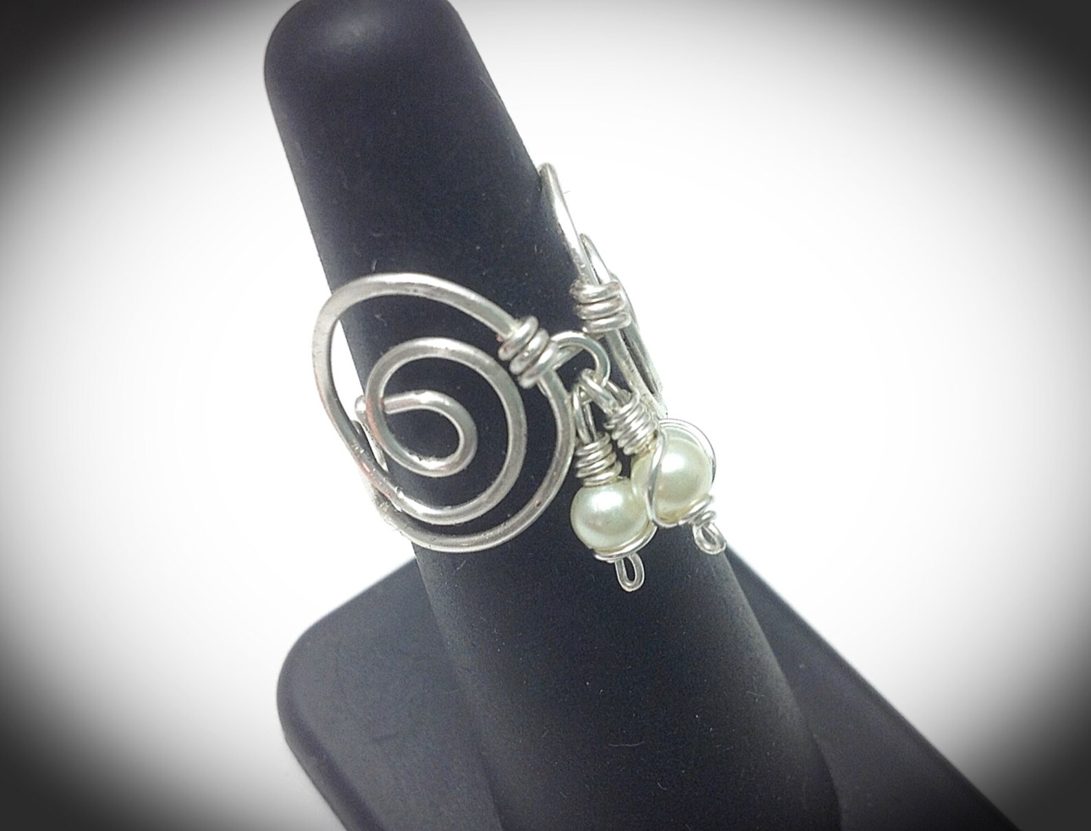 Wirewrapped Jewelry. Silver Wire Ring, Sterling Silver Ring With Wire ...