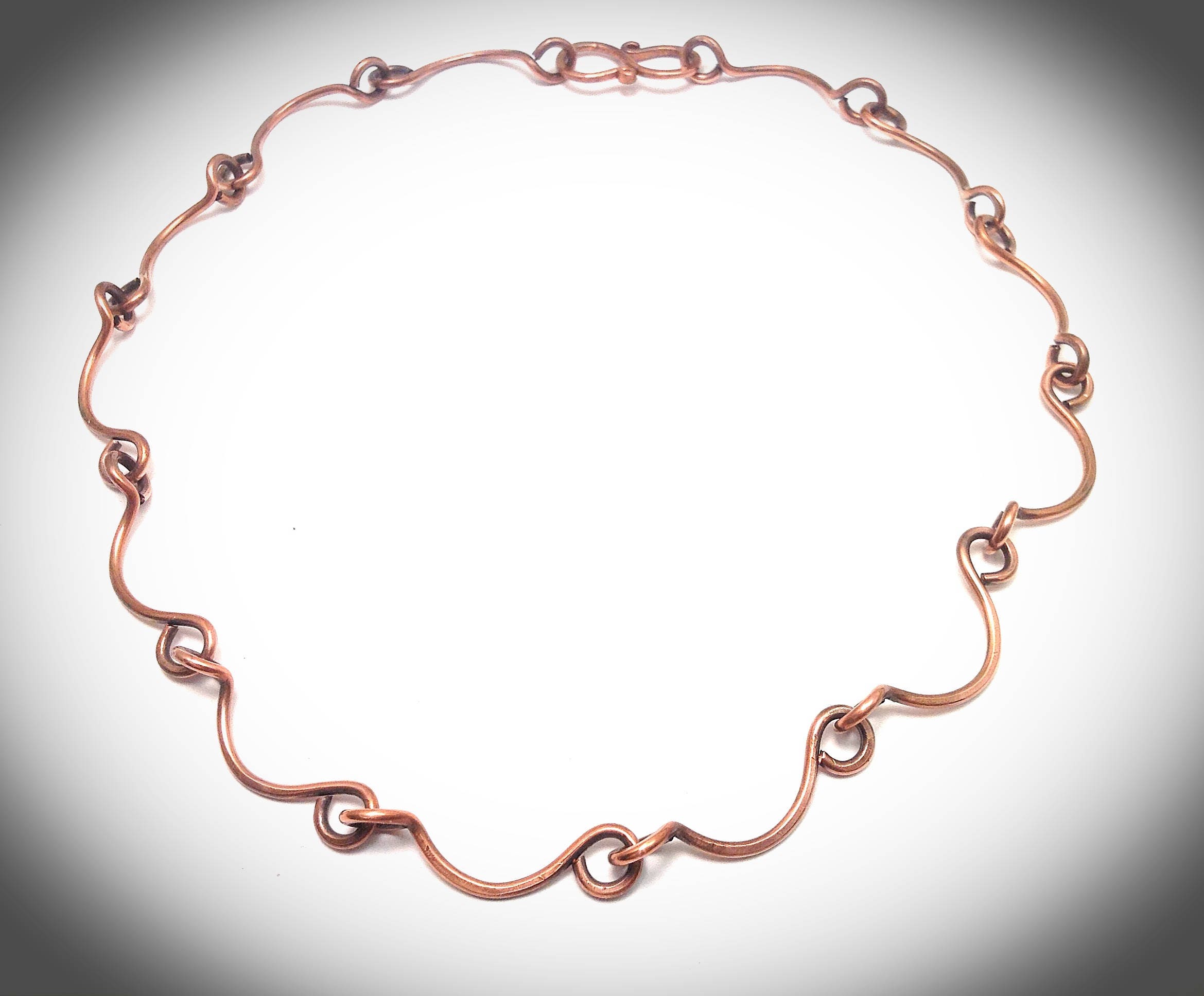 Wire Wrapped Jewelry, Necklace. Copper Chain, Copper Wire Wrapped ...