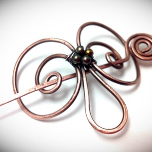 Wire Wrapped, Copper Hair Pin, Wire Wrapping, Hair Accessories, Hair ...