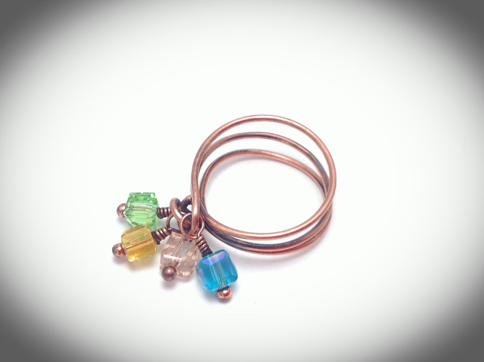 Wire Wrapped Ring. Wirewrapped Jewelry. Mother's Copper Wire Wrapped ...