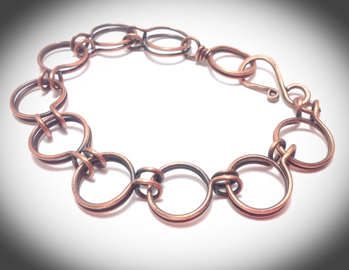 Men's Jewelry. Wire Wrapped Jewelry. Men's Bracelets. Copper Bracelet ...