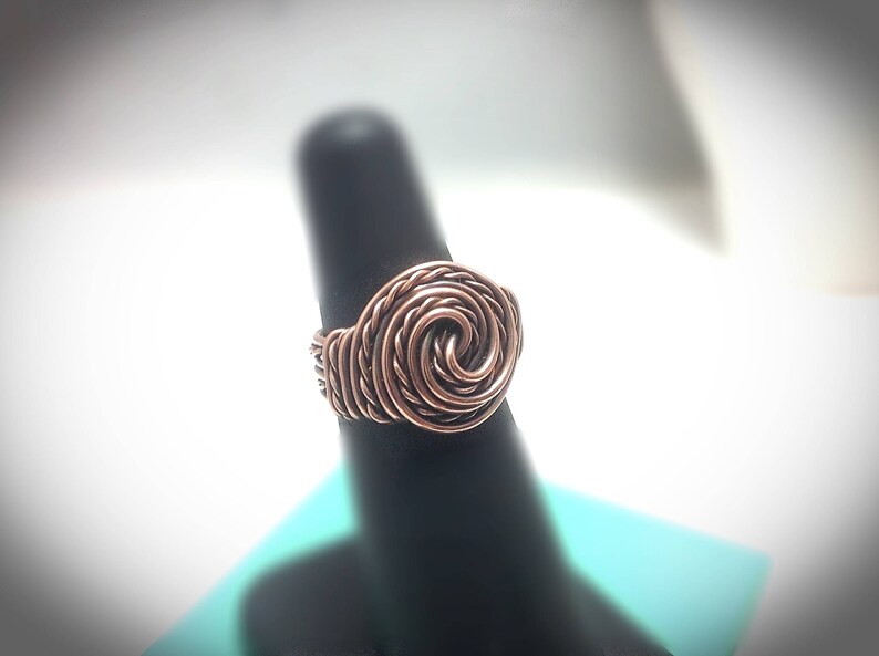 Wirewrapped Jewelry Wire Ring Copper Jewelry Copper Wire | Etsy