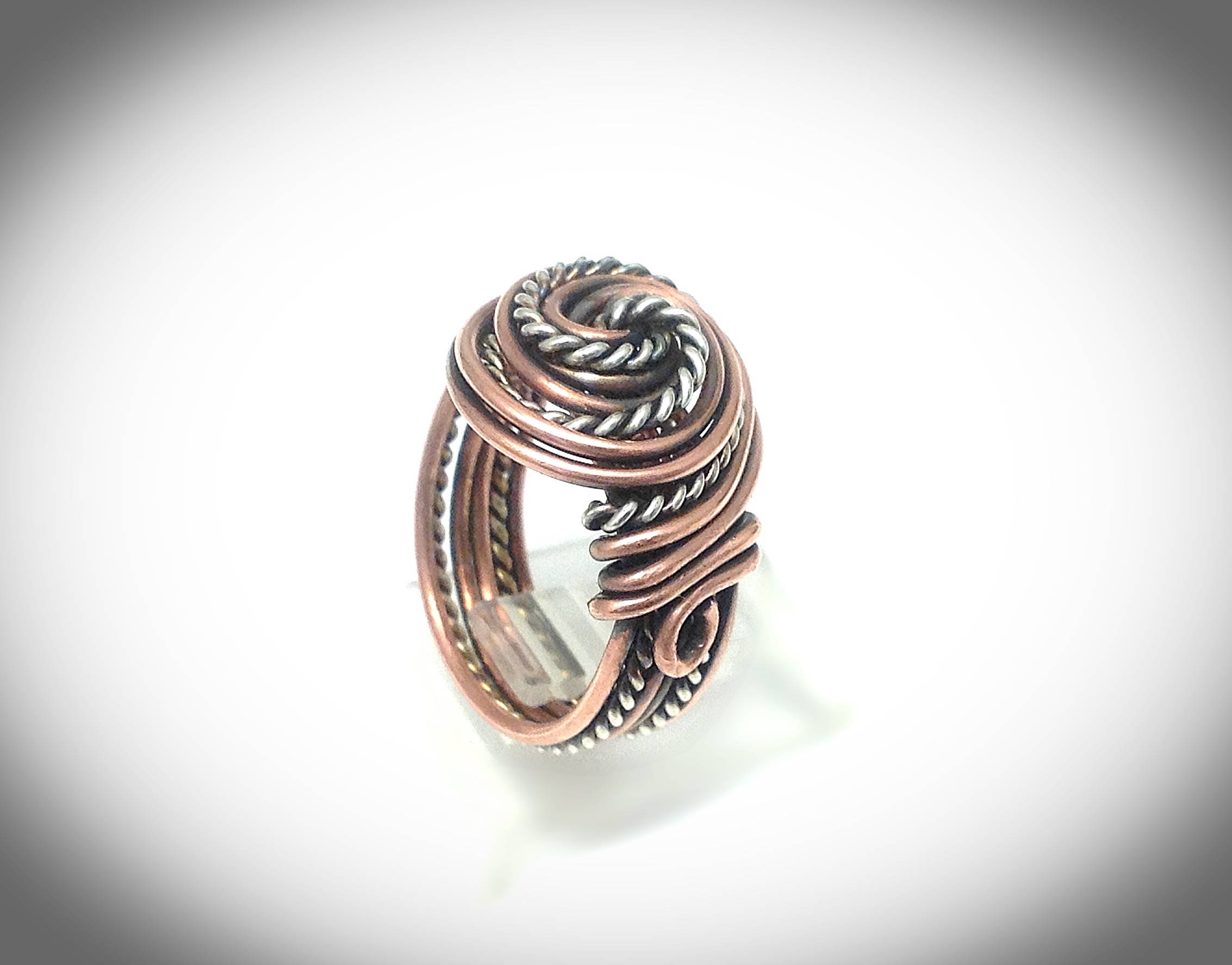 Wirewrapped Ring. Wire Wrapped Jewelry. Wire Ring. Handcrafted Jewelry ...