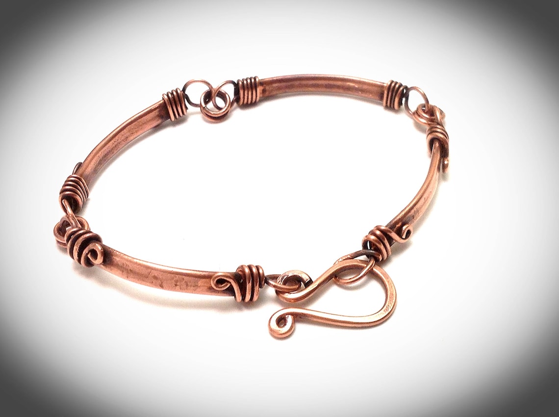 Copper Bracelet Bangle Bracelet Copper Wire Jewelry Wire - Etsy