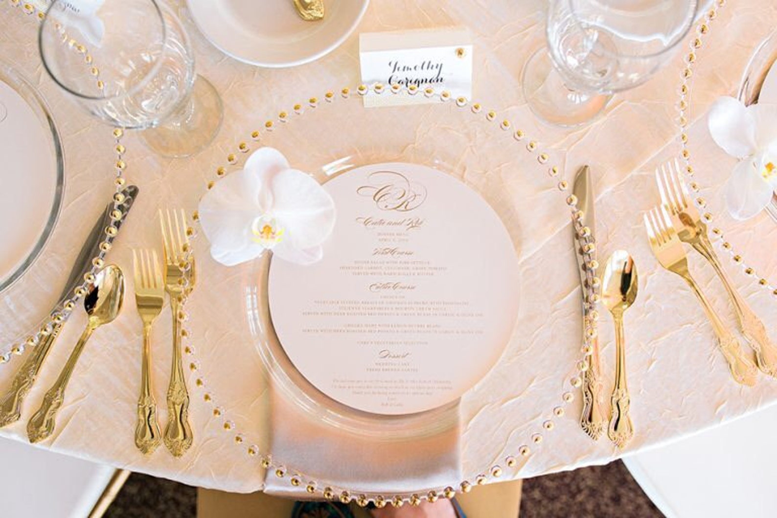 Set of 50 Round Menus 8 Inch Round Wedding Menu Card for - Etsy