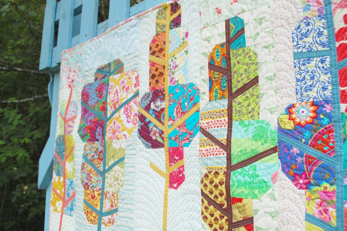 Painted Forest - an Urban Folk Pattern From Blue Nickel Studios - PDF ...