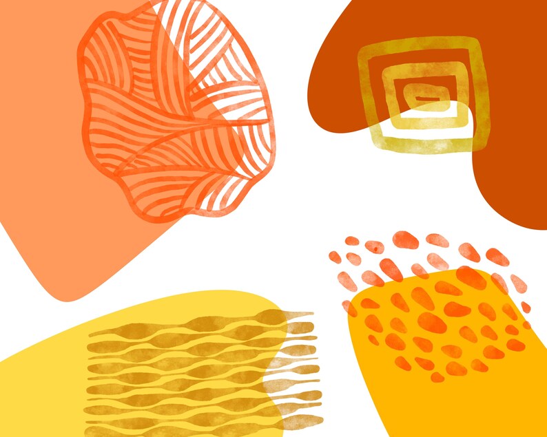 Sunset Glow Color Palette, Procreate Color Palette, HEX Codes - Etsy