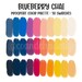 Blueberry Chai - Procreate Color Palette: 30 Swatches, HEX Codes ...