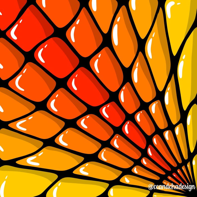 Sunset Glow Color Palette, Procreate Color Palette, HEX Codes - Etsy