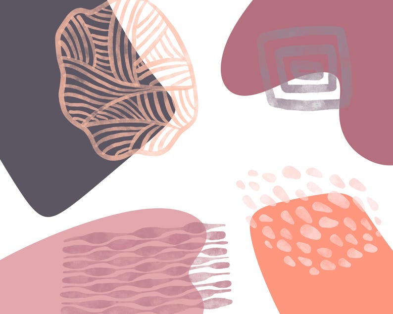 Rosy Dawn Harmony Color Palette, Procreate Color Palette, HEX Codes - Etsy