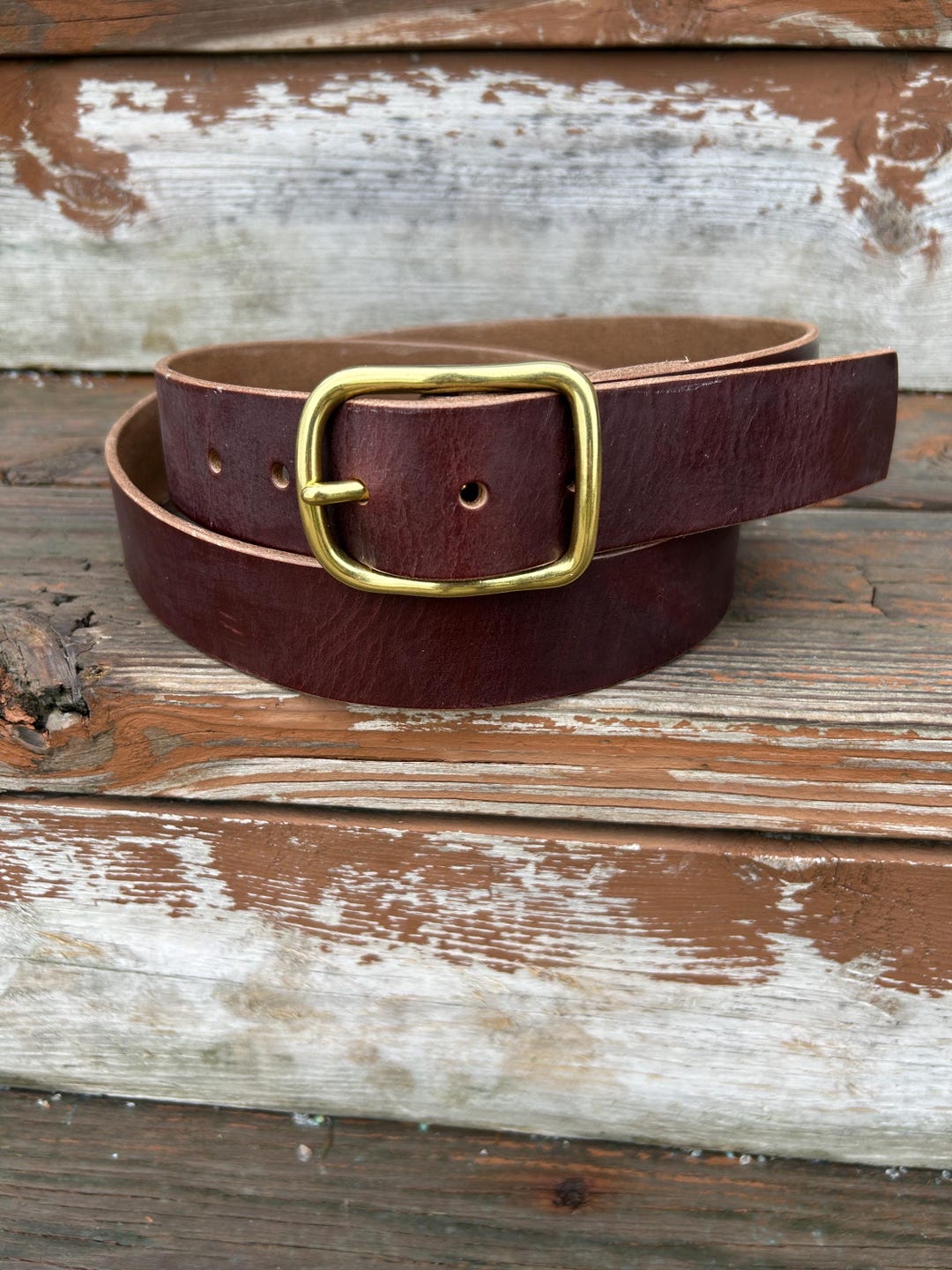 Horween Tan Chromexcel Leather Belt - SECONDS Quality - 1-1/2" 1.5 ...