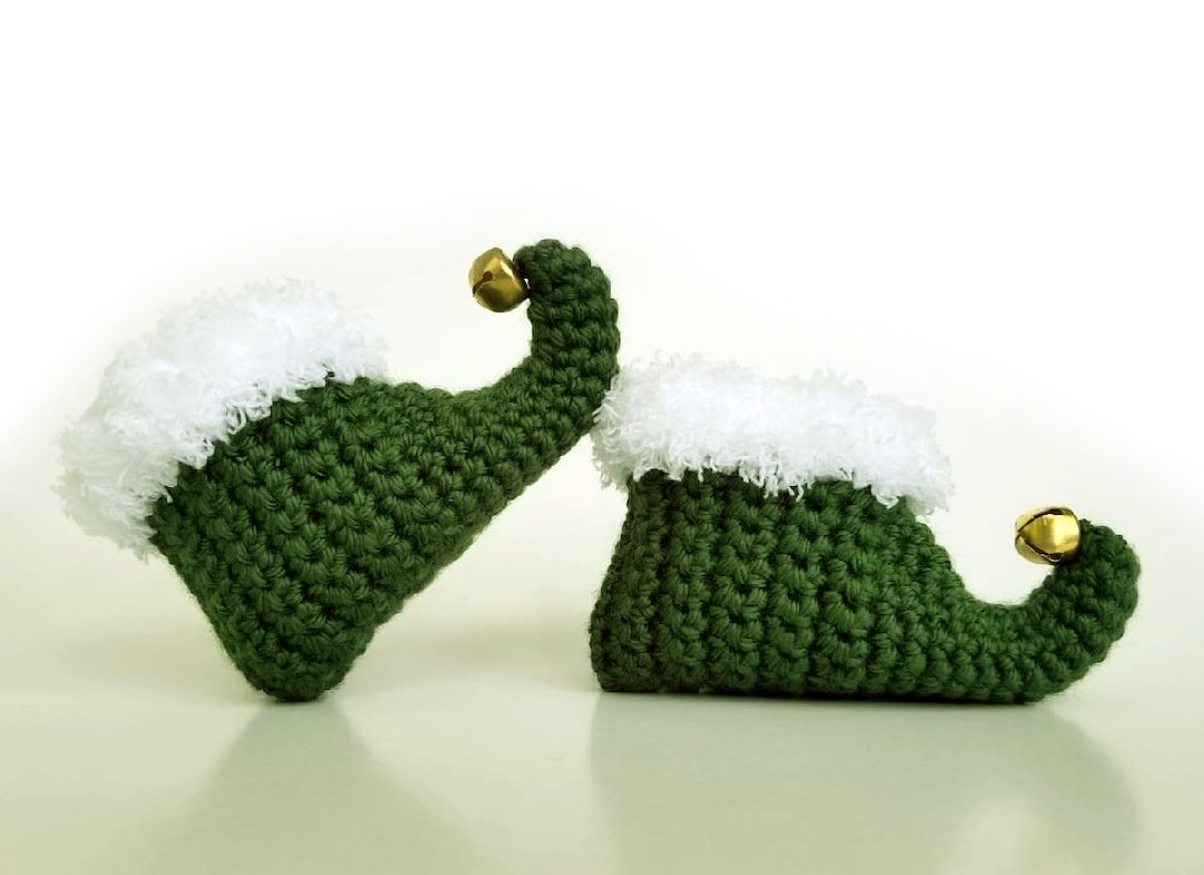 Elf Slippers, Elf Baby Booties, Crochet Baby Shoes Newborn - 24 Months ...