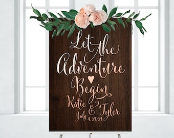 Let the Adventure Begin Wood Sign - Etsy