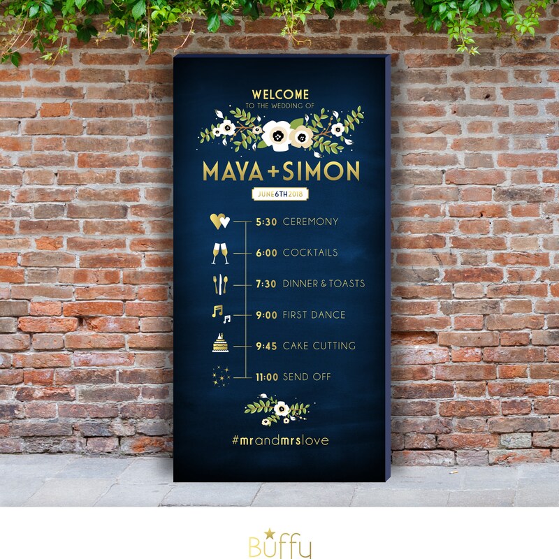 Wedding Program Sign - Etsy