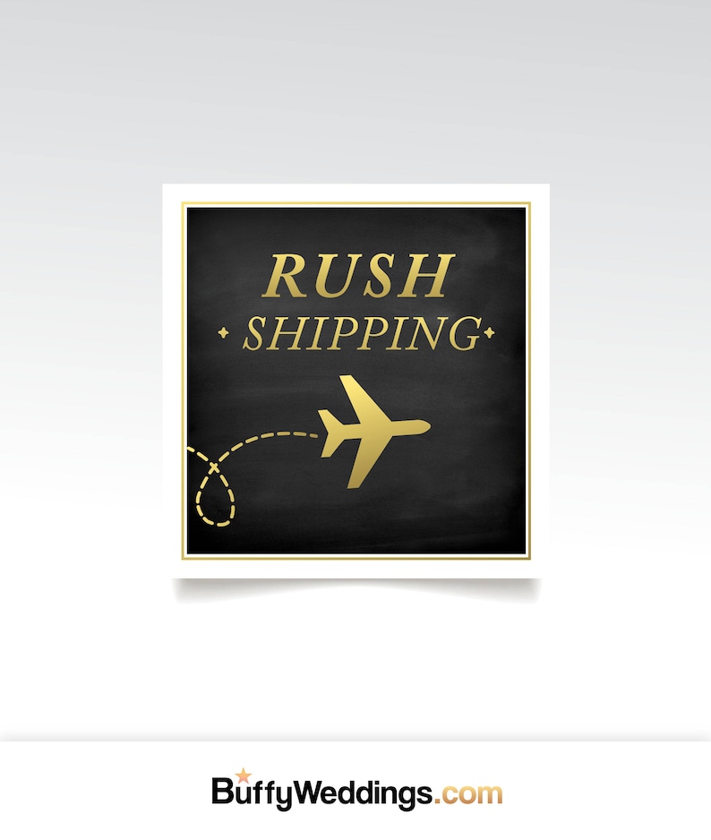 RUSH SHIPPING . Signage Only . Please Use the RUSH Printing - Etsy