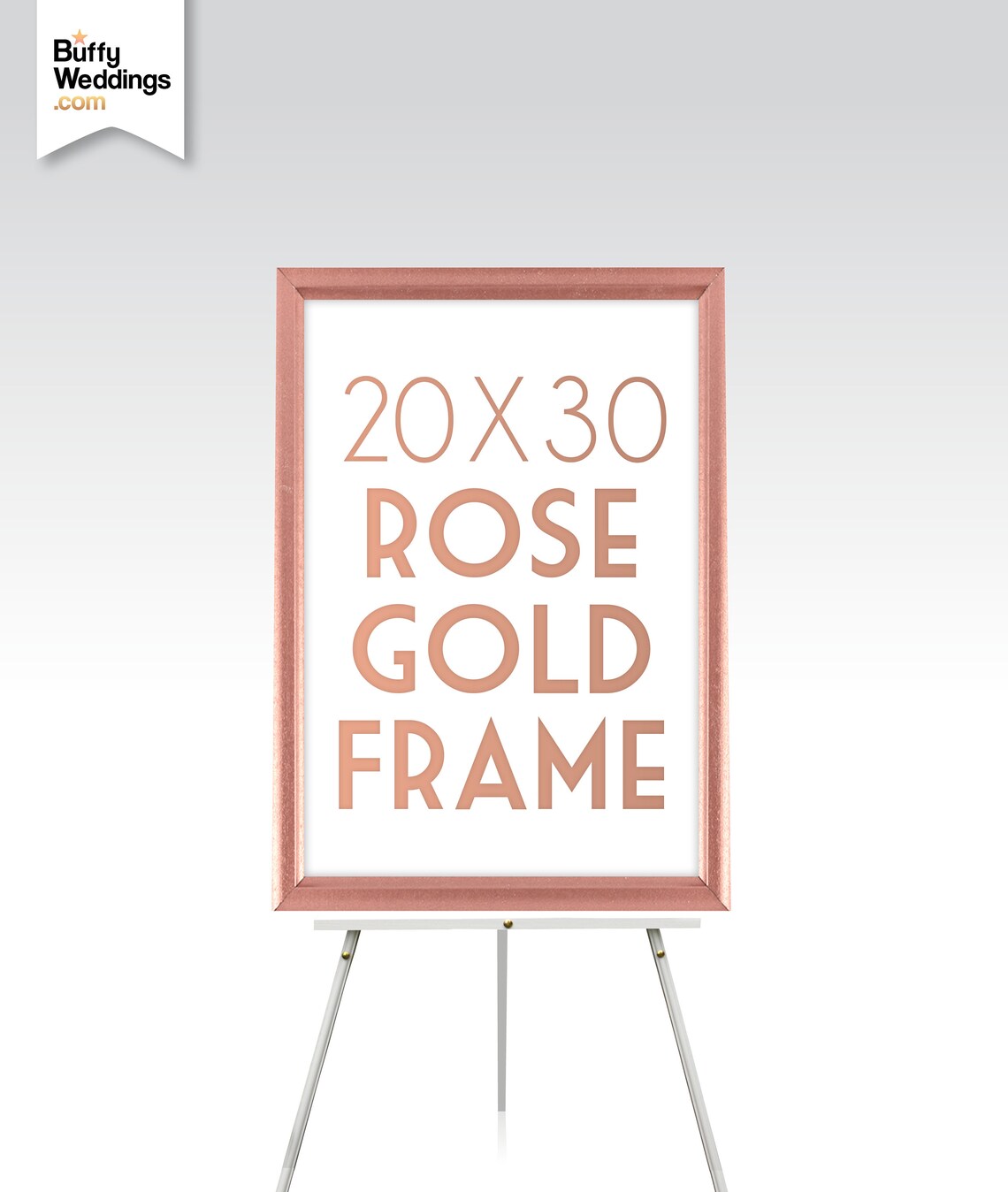 20 X 30 Rose Gold Picture Frame . Large Solid Wood Frame | Etsy