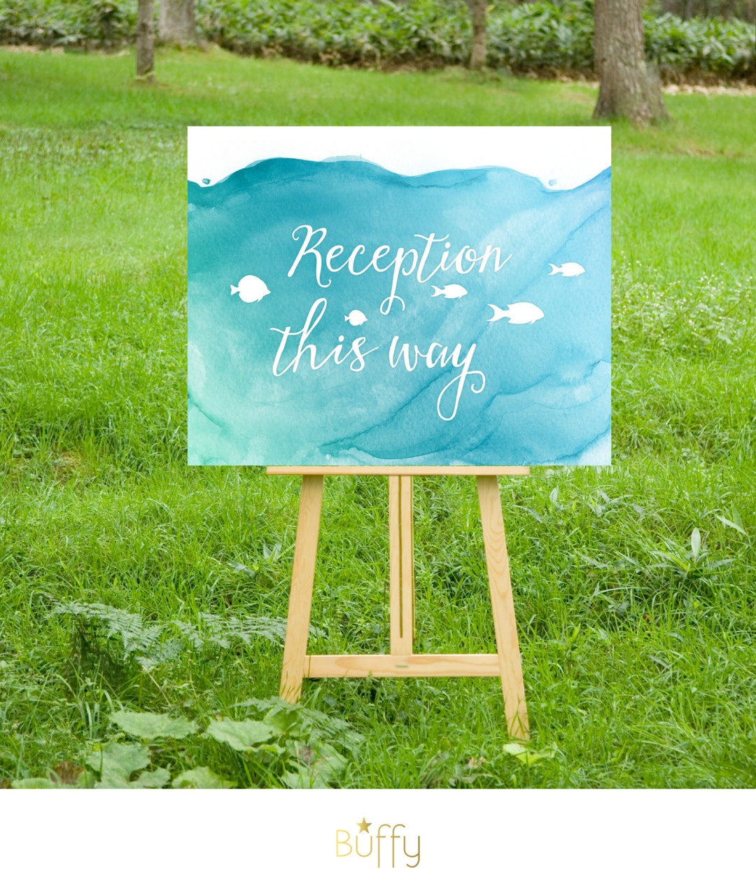The CHRISTY . Directional Arrow Wedding Sign . White Calligraphy ...