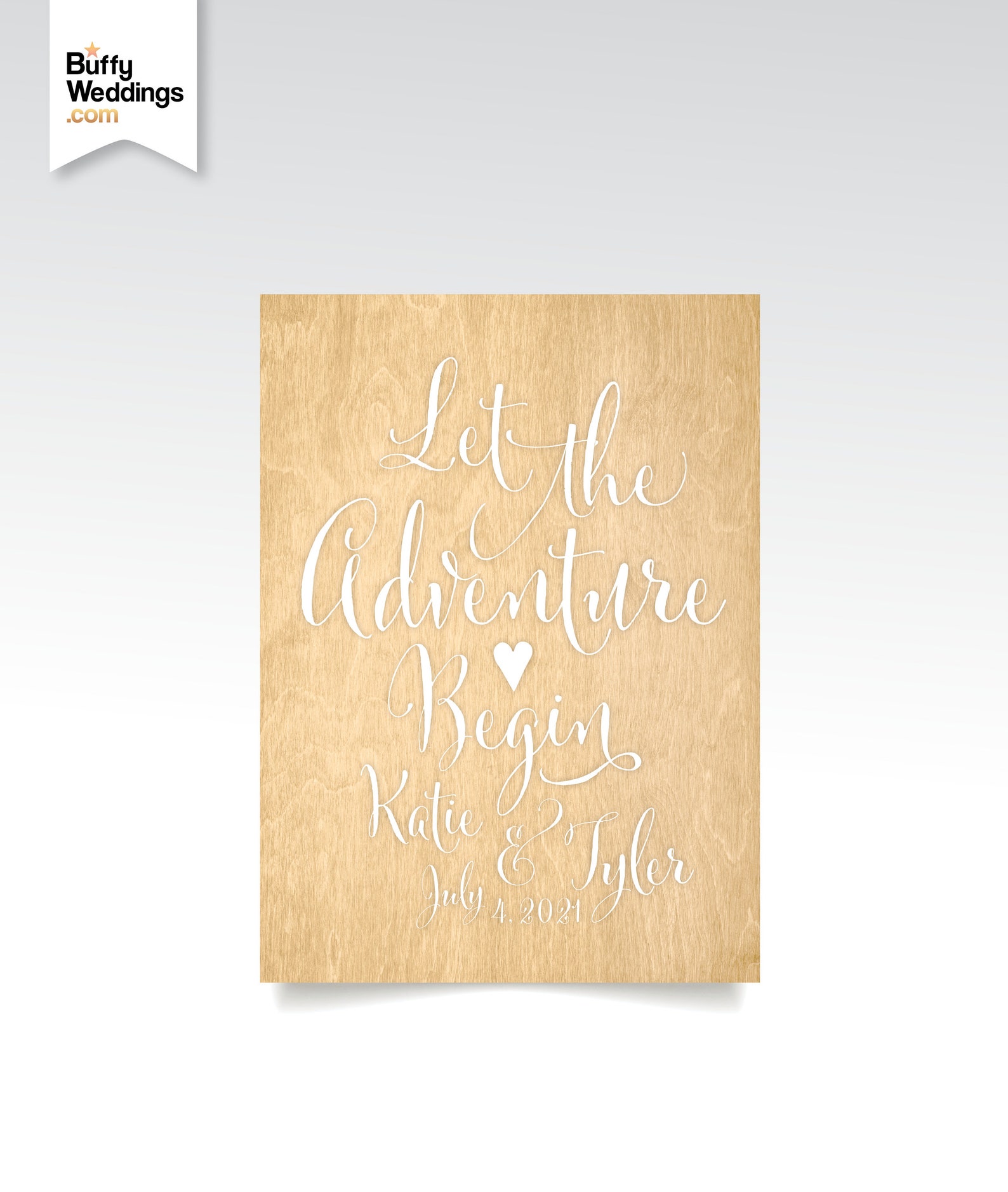 Let the Adventure Begin Quote . Large Wood Sign & Easel . - Etsy