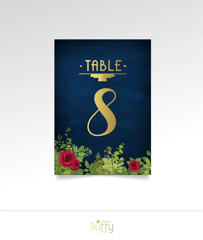 Table Numbers Signs PDF ONLY . Use this listing for any design | Etsy