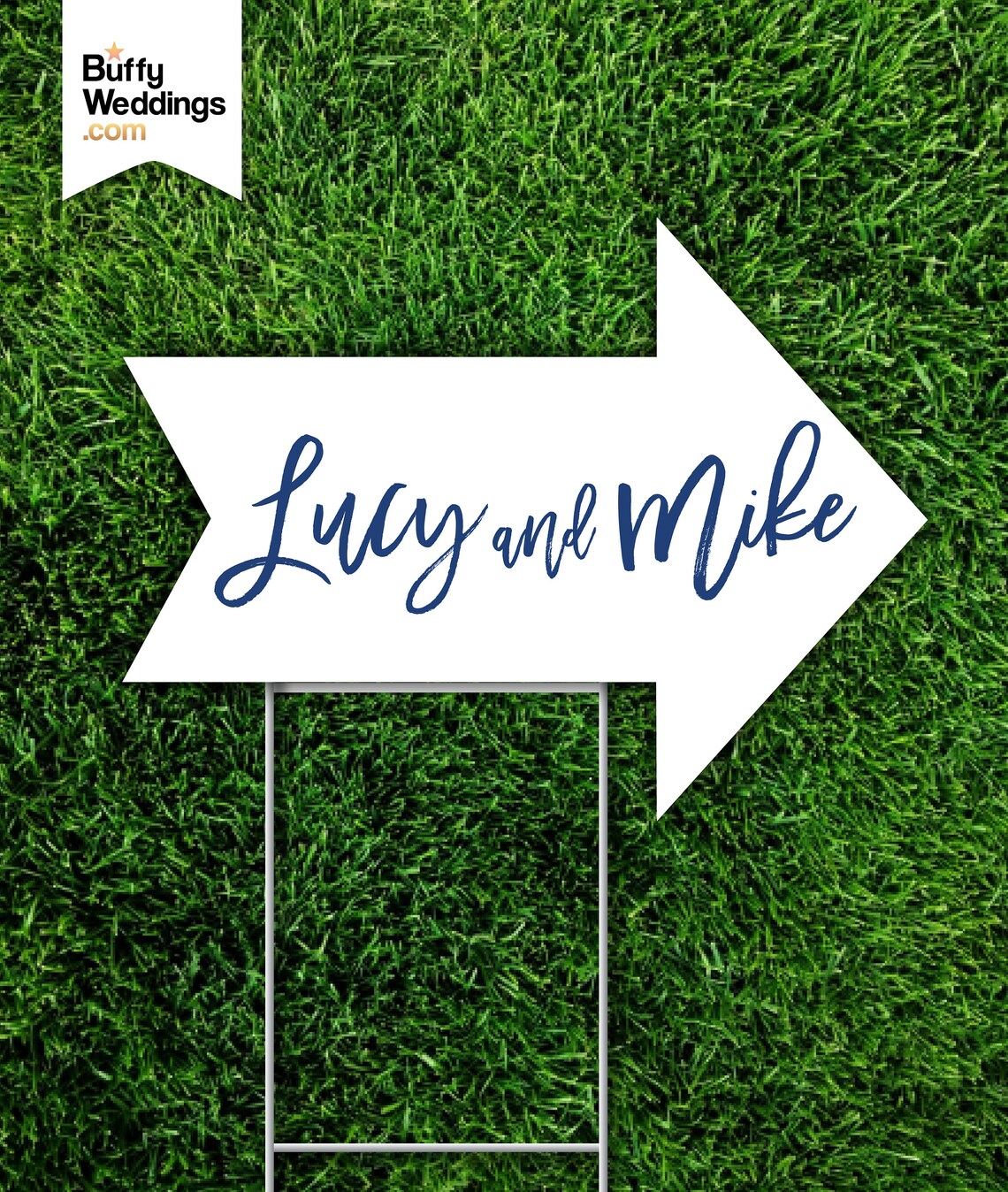 Wood Welcome Arrow Sign & Step Stake White Script 18 X 24 | Etsy