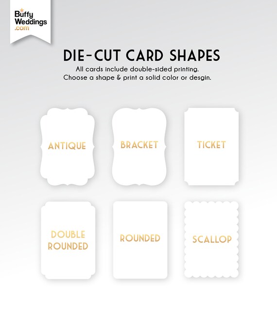 Print Your Own Die Cut Cards . PAPER Metallic Pearl Luxe | Etsy