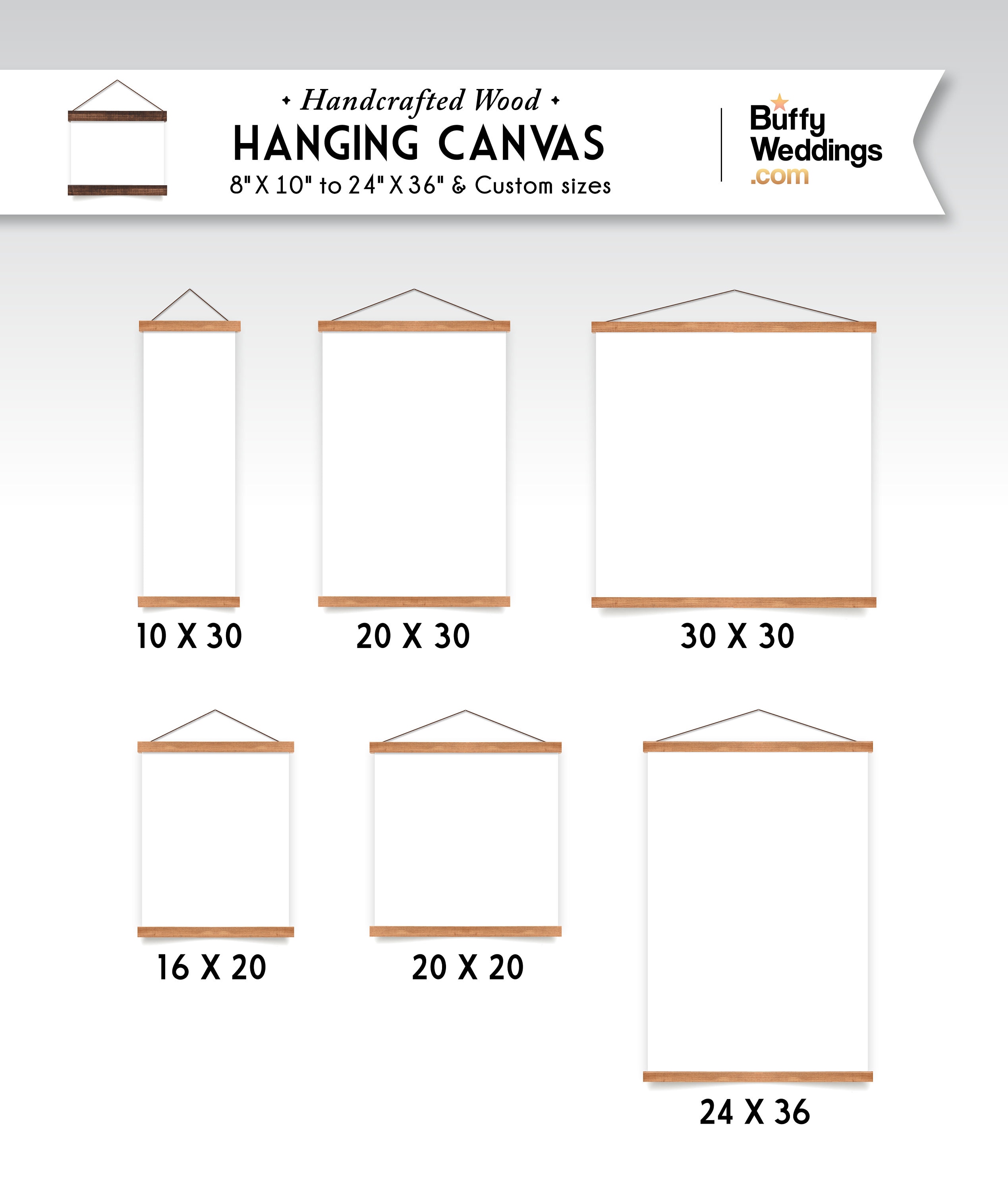 Print On Hanging Canvas . Email your Artwork or Add Custom | Etsy