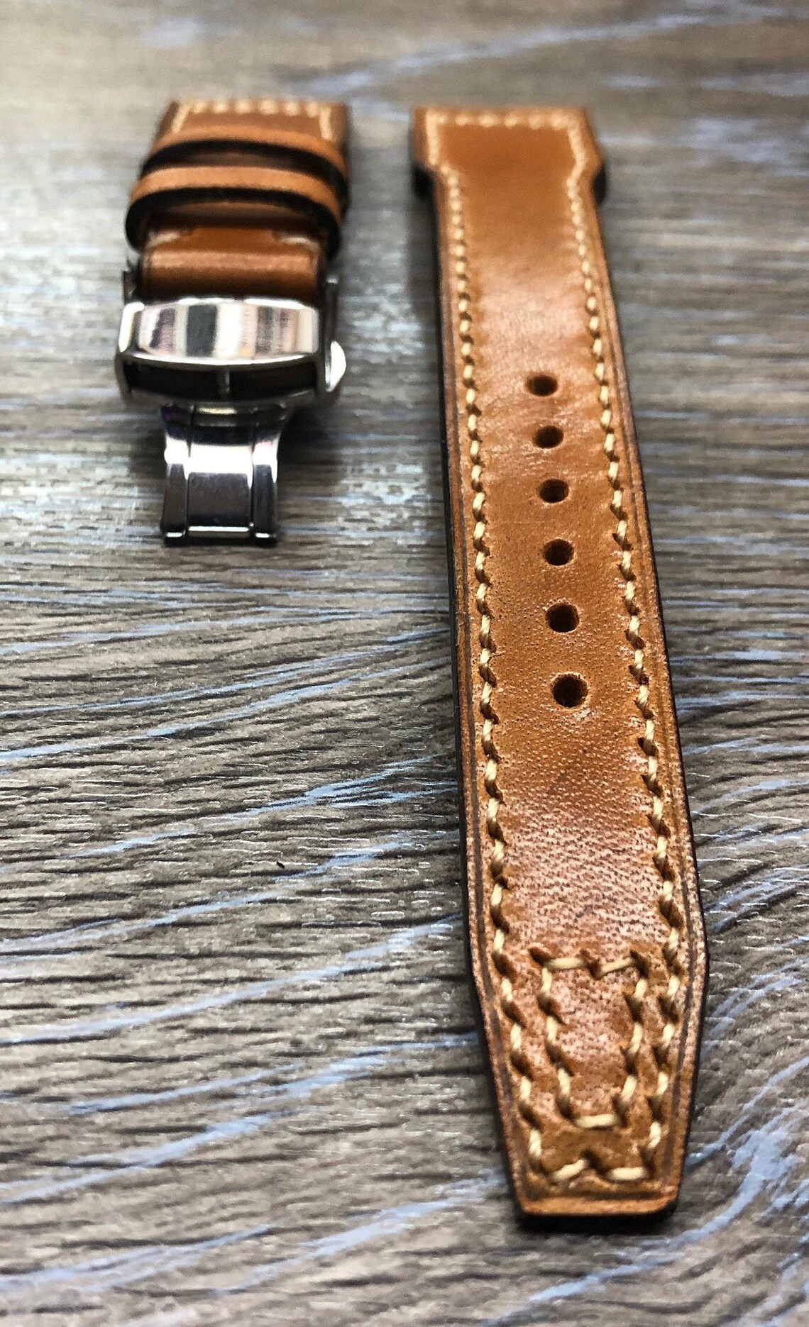 Pilot Watch Strap 22mm Pilot Band Leather Watch Strap 20mm | Etsy