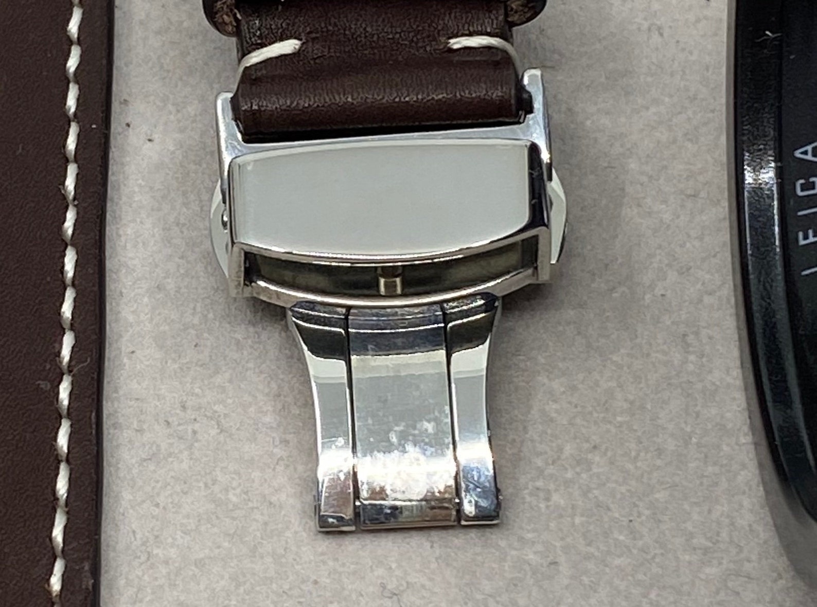 Brown Pilot Leather Watch Strap Big Pilot Brushed Rivet Strap - Etsy