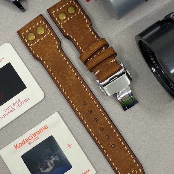 21mm Pilots Watch Strap - Etsy