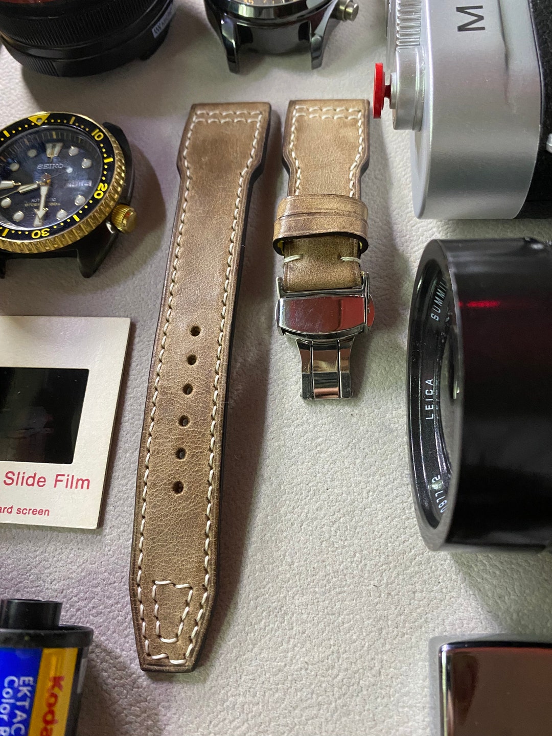 Pilot Watch Straps 22mm, Aviator Watch Band, Leather Watch Straps 21mm ...