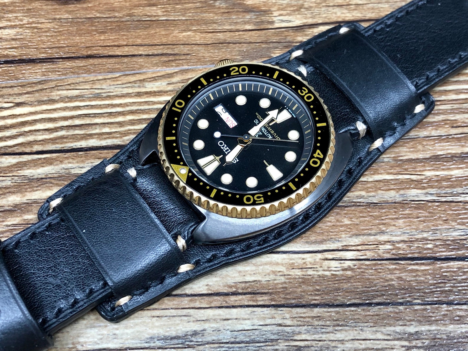 Leather Bund Straps Leather Watch Strap 22mm Full Bund - Etsy