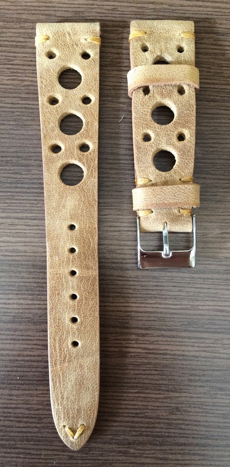 Rally Watch Band Leather Watch Strap Racing Watch Strap | Etsy