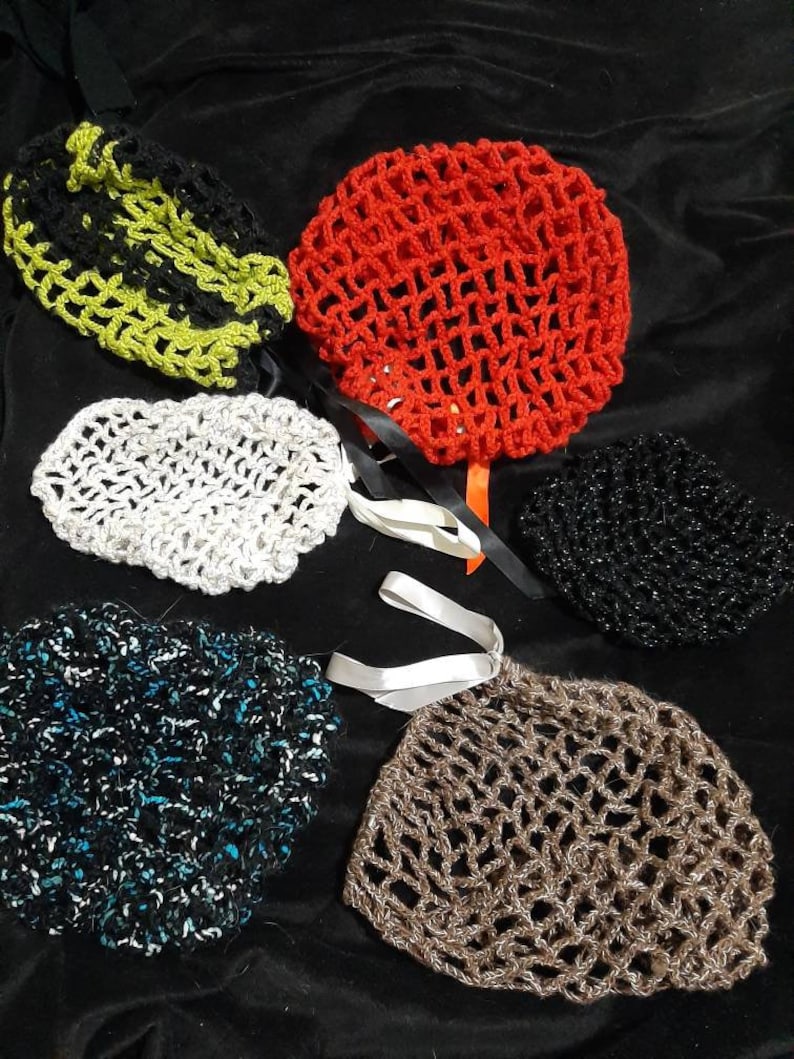 Customizable Crochet Hair Snood/hair Net - Etsy