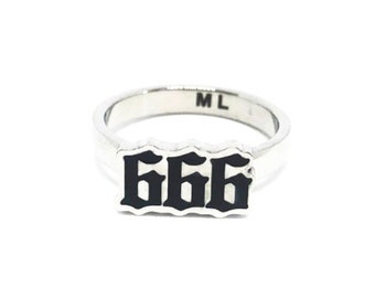 666 Ring | Etsy
