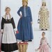 Simplicity Sewing Pattern 3725, Costume Dress, Colonial Pilgrim ...