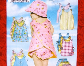Butterick Sewing Pattern B5625 Baby Jumper Dress Romper | Etsy