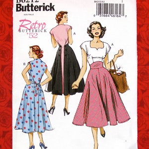 Butterick Sewing Pattern B6212, Wrap Dress, Sweetheart Neckline, Misses ...