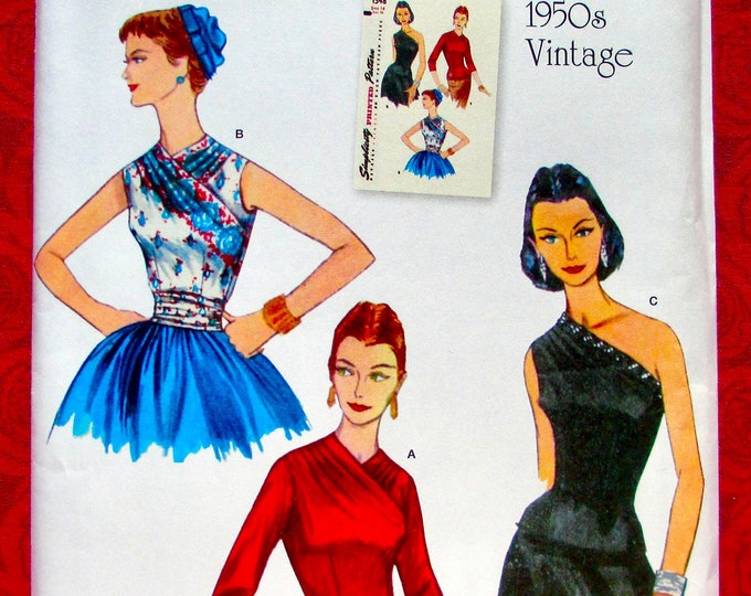 Simplicity Sewing Pattern 1107 Loose Fitting Tops, Hi Lo Hemline, Sizes ...