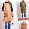 Simplicity Sewing Pattern 8827, Fancy Apron, Full & Half Length ...
