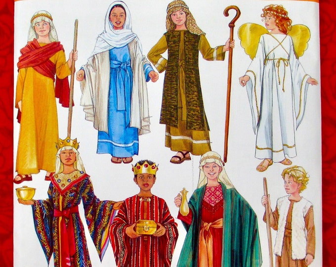 Simplicity Sewing Pattern 4797 Christmas Nativity Scene Costumes, Child ...