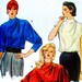 Vogue Sewing Pattern V1902, 1980's Loose Fit Blouse, Short & Long ...